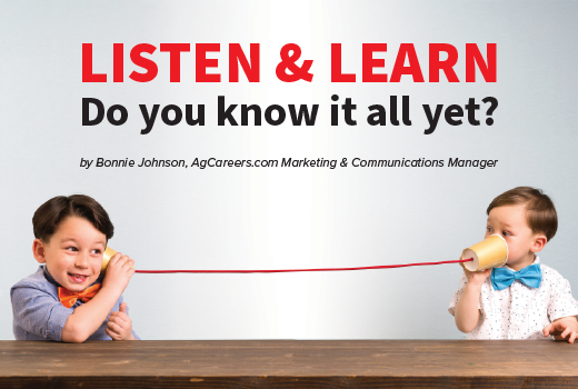 Listen & Learn | AgCareers.com